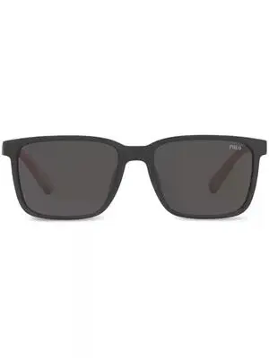 POLO RALPH LAUREN EYEWEAR Rectangle-frame Sunglasses - Black