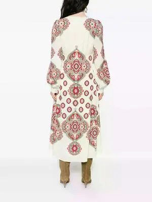 Etro Paisley-print Long-sleeve Dress