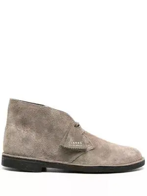 Clarks Suede Desert Boots - Grey
