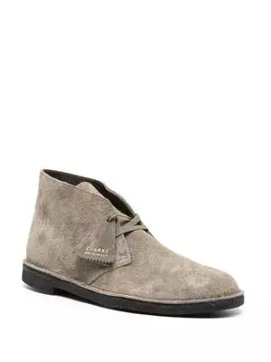 Clarks Suede Desert Boots - Grey