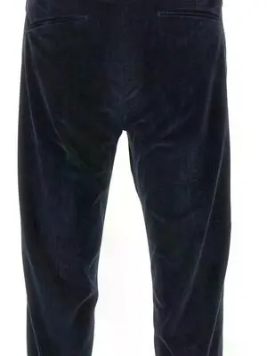 PT TORINO Pleat-front Corduroy Trousers - Blue