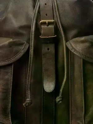 Ralph Lauren Distressed Leather Rucksack