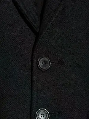Dsquared2 Buttoned Wool-blend Coat - Black