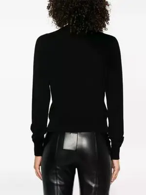 TWINSET Keyhole Neckline Sweater - Black
