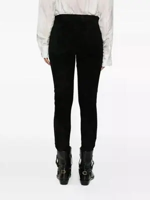 Isabel Marant Dorothea Zip-cuffed Suede Trousers