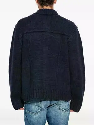 Dsquared2 Ribbed Knit Button-front Cardigan