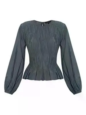 ALLSAINTS Smocked-panel Tiered Top