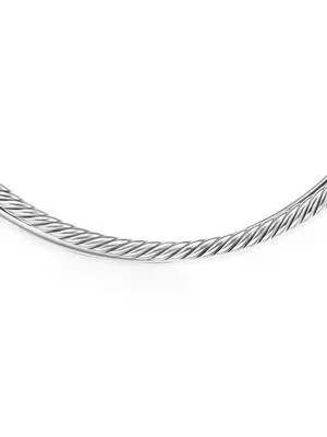 David Yurman Sterling Bold Crossover Necklace