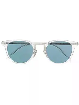 Prada Round-frame Tinted Sunglasses - Neutrals