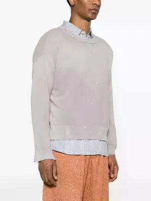 MAISON MARGIELA Handwritten Cotton Sweatshirt
