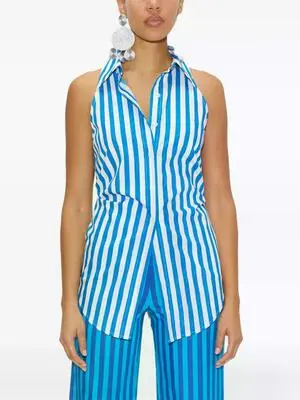 SIMONMILLER Loch Stripe Sleeveless Shirt