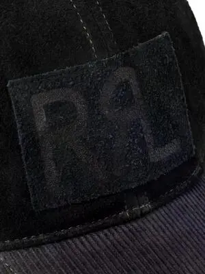 Ralph Lauren Suede Baseball Cap - Black