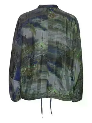 Henrik Vibskov Abstract-print Drawstring Top