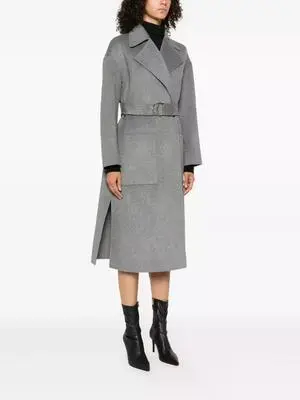 Liu Jo Belted Coat With Patch Pockets