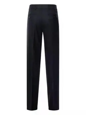 Miu Miu Wool Tailored Trousers - Blue