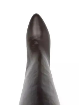 GISEL MOIRE 50mm Calf-leather Pointed-toe Boots