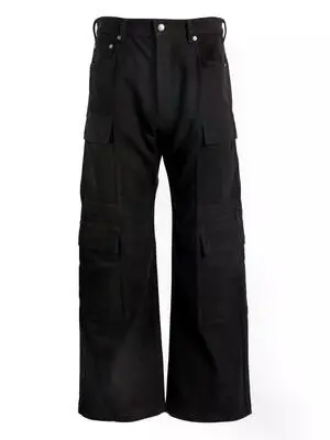 Rick Owens Flat Front Pants For Men
