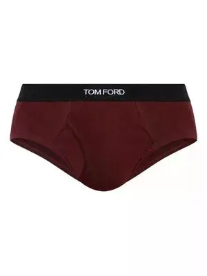 TOM FORD Logo Briefs - Red
