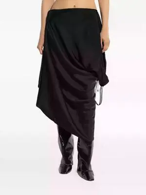 Vetements Draped Asymmetrical Dress
