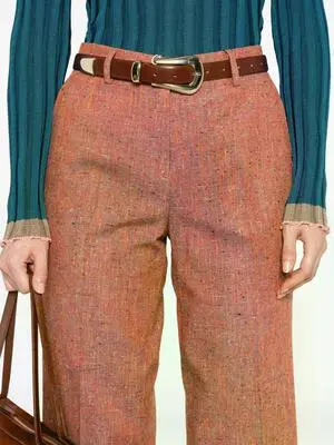 Etro Speckled Tweed Trousers