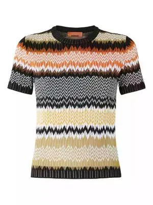 Missoni Chevron-pattern Knit Top