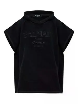 Balmain Logo Sweatshirts Hoodies For Women