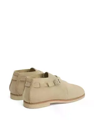LEMAIRE Buckle-strap Suede Slippers