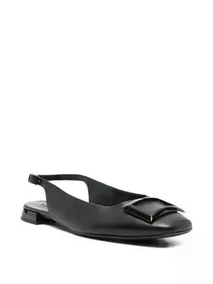 HOGL Jacky Slingback Flat Pumps - Black