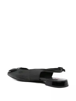 HOGL Jacky Slingback Flat Pumps - Black