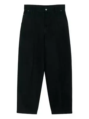 Lemaire Black Wash Pants For Men