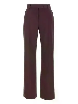 Eleventy Pressed-crease Wool Trousers