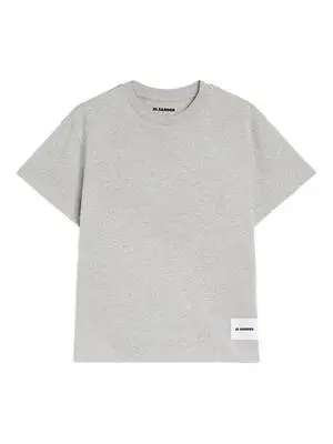 JIL SANDER Logo-label Short-sleeve T-shirt - Grey