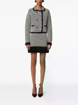 Nina Ricci Tweed-effect Double-breasted Jacket