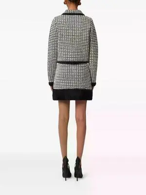 Nina Ricci Tweed-effect Double-breasted Jacket