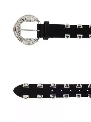 IRO PARIS Studded Circular-buckle Belt
