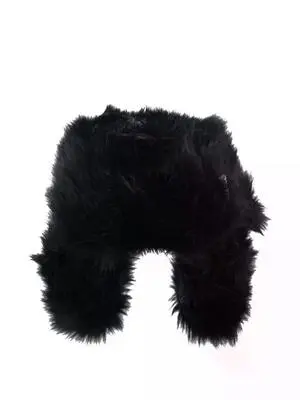 Ruslan Baginskiy Fluffy Ear-flap Hat - Black