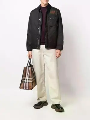 BARBOUR INTERNATIONAL Wax-effect Field Jacket