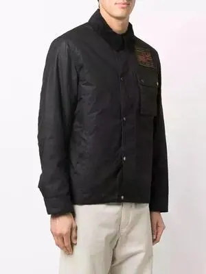 BARBOUR INTERNATIONAL Wax-effect Field Jacket