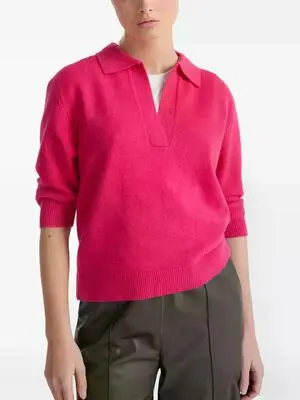 YVES SALOMON Knitted Polo Shirt