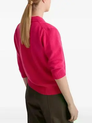 YVES SALOMON Knitted Polo Shirt