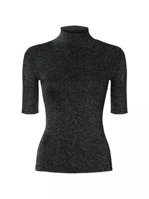 MISSONI Metallic-Effect Ribbed-Knit Top