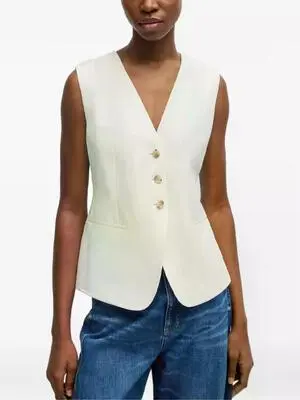BOSS V-neck Buttoned Waistcoat
