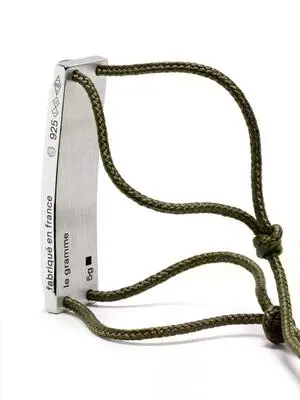 Le Gramme Sterling 5g Gordon Braided Bracelet