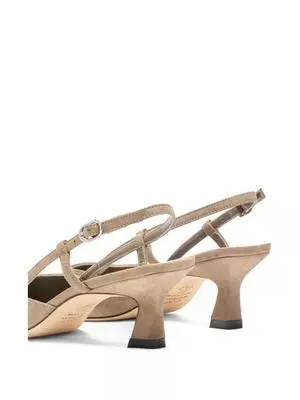 STUART WEITZMAN 50mm Vinnie Slingback Pumps - Brown