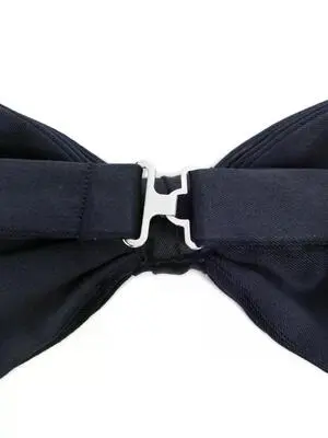Giorgio Armani Silk Bow Tie - Blue