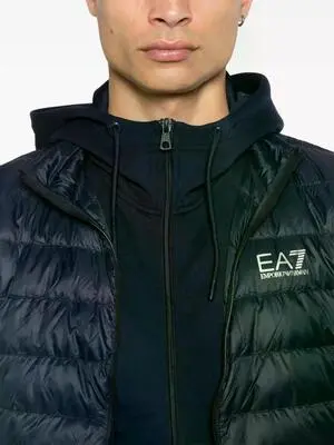 EA7 Core Identity Lightweight Quilted Jacket - Blue