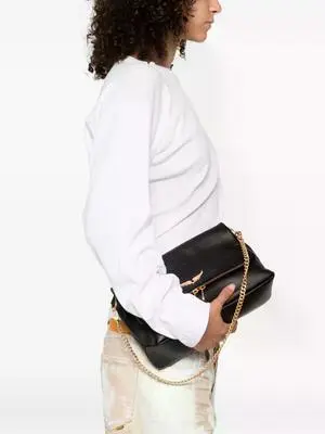 Zadig&Voltaire Rocky Grained-leather Shoulder Bag - Black
