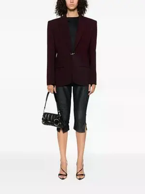 MUGLER Single-breasted Wool Jacket