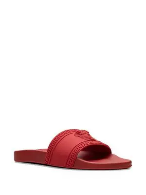 Versace Palazzo Medusa Pool Slides - Red