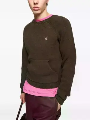 Acne Studios Pocket-detail Raglan-sleeve Sweater